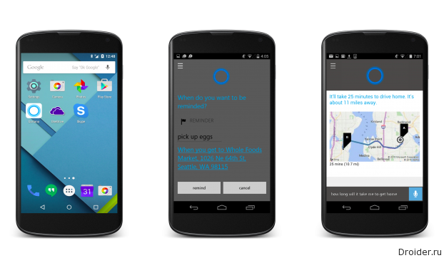 Ассистент Cortana заглянет к пользователям Android и iOS | Droider.ru